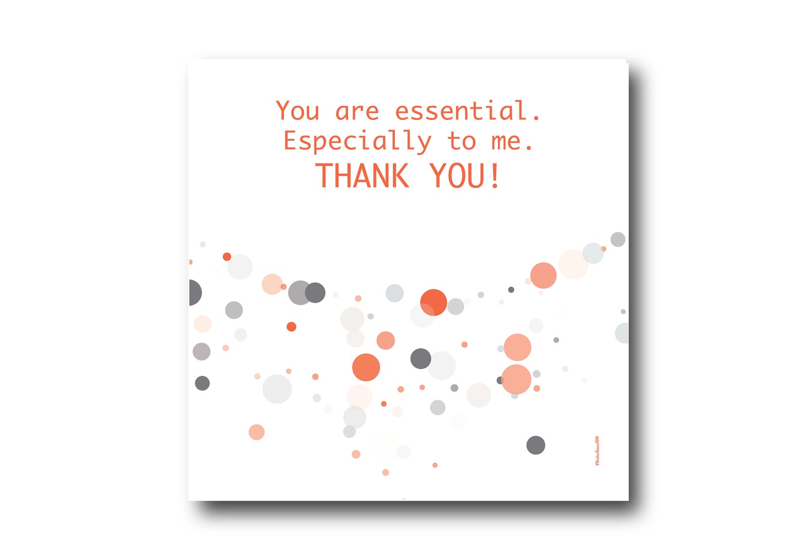 Digital Thank You Greeting Card Wishes Instant Download | Etsy