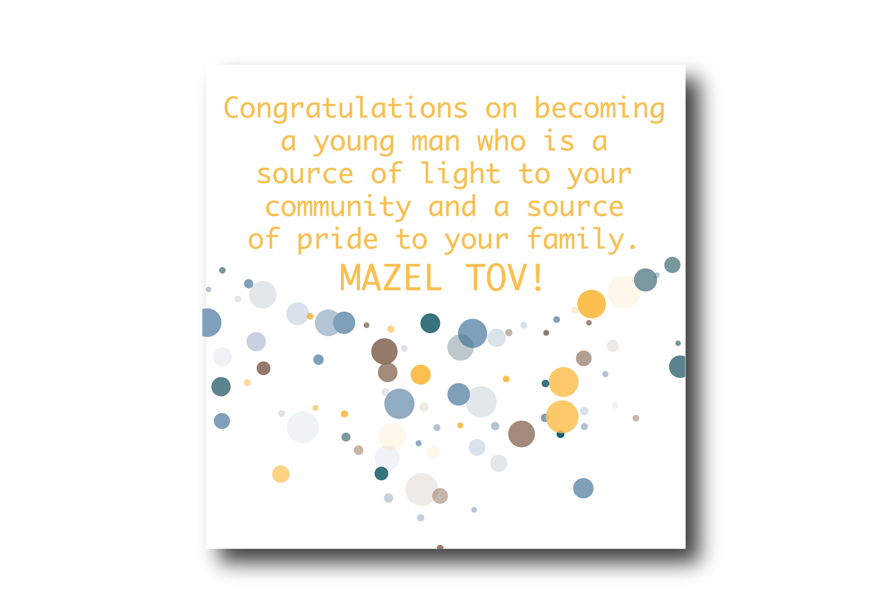 Bar Mitzvah Greetings