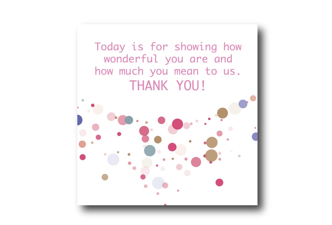 Digital Employee Appreciation Card Wishes, Instant Download, Printable ...
