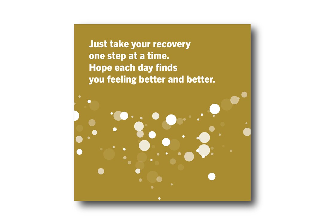 Digital Get Well Wishes Greeting Card, Pantone Colors, Social Media ...