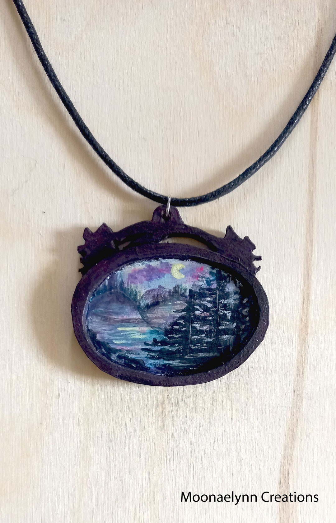 Miniature Landscape Pendant Landscape Art Landscape Jewelry - Etsy