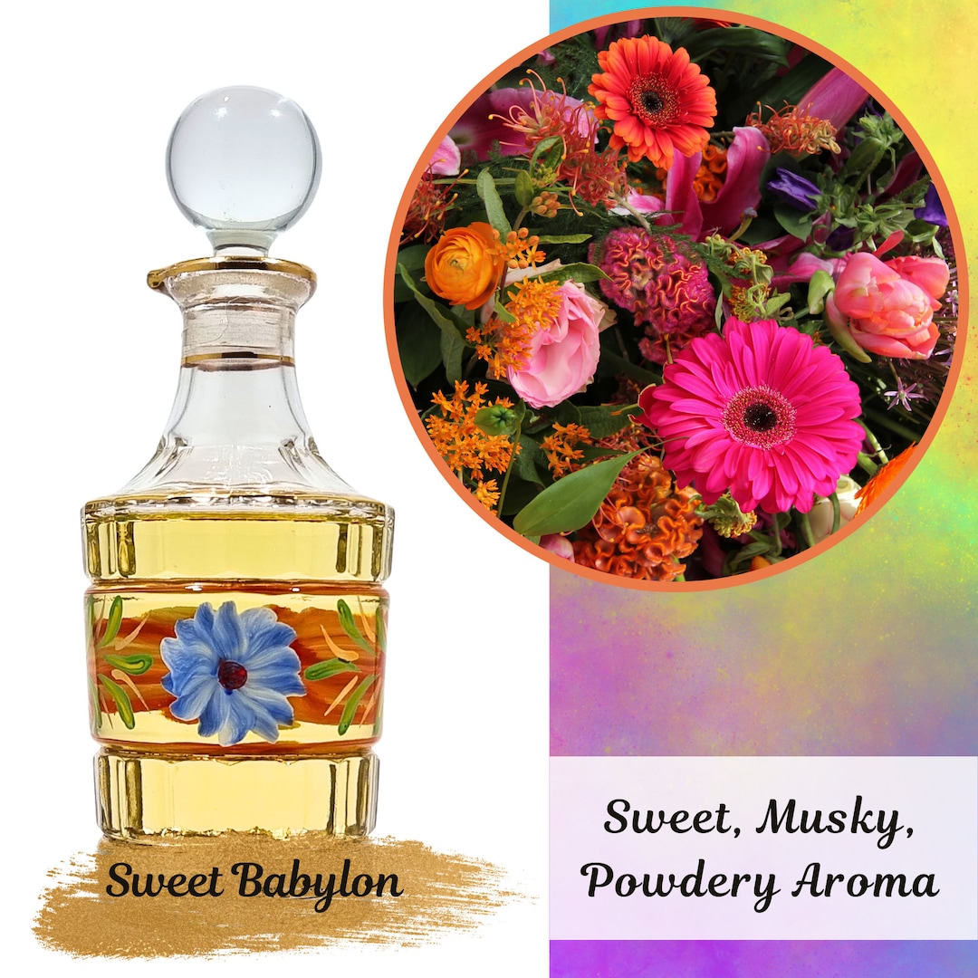 Sweet Babylon Attar Rich, Unique, Sweet, Powdery Fragrance Organic ...