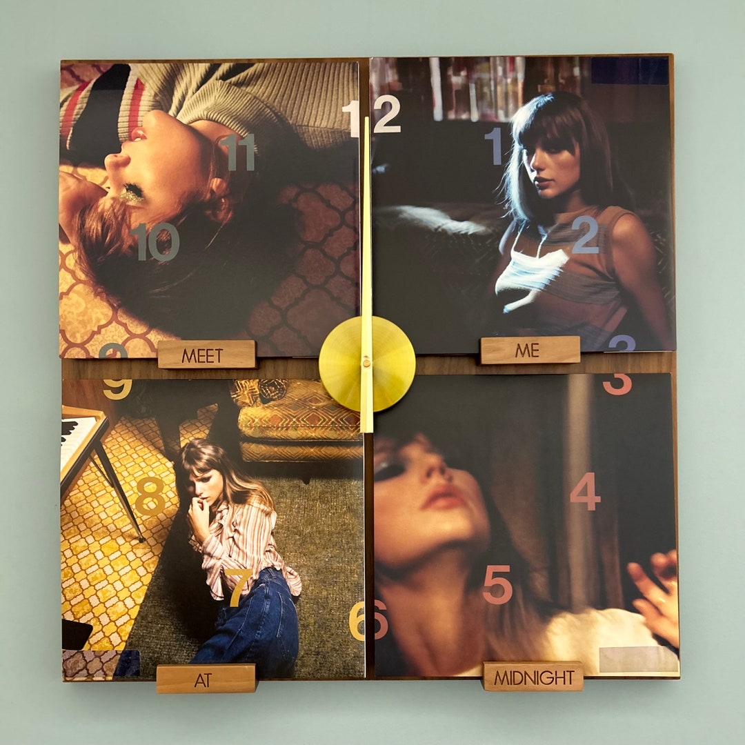 Midnights Vinyl Clock With Easy-installation - Etsy