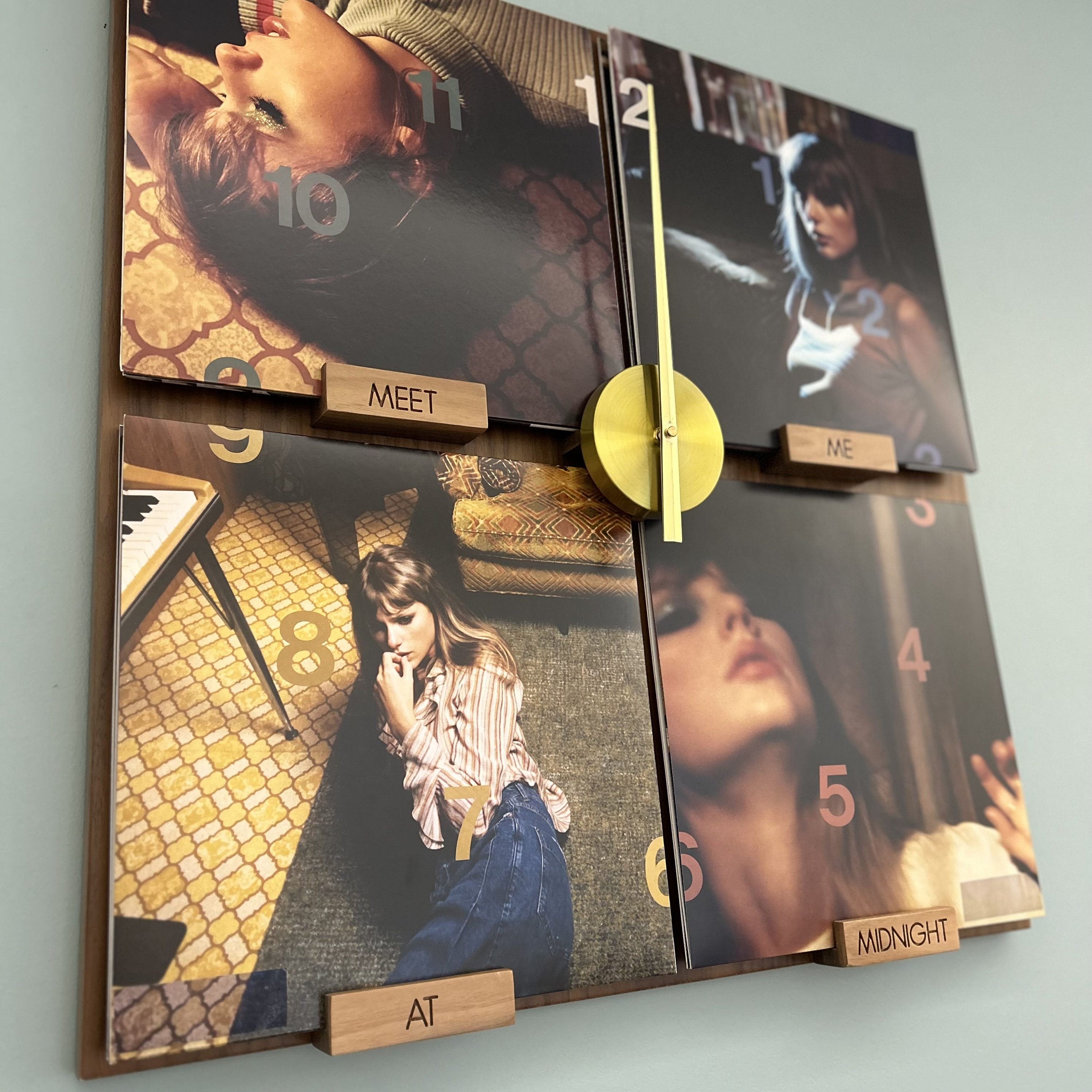 Midnights Vinyl Clock With Easy-installation - Etsy