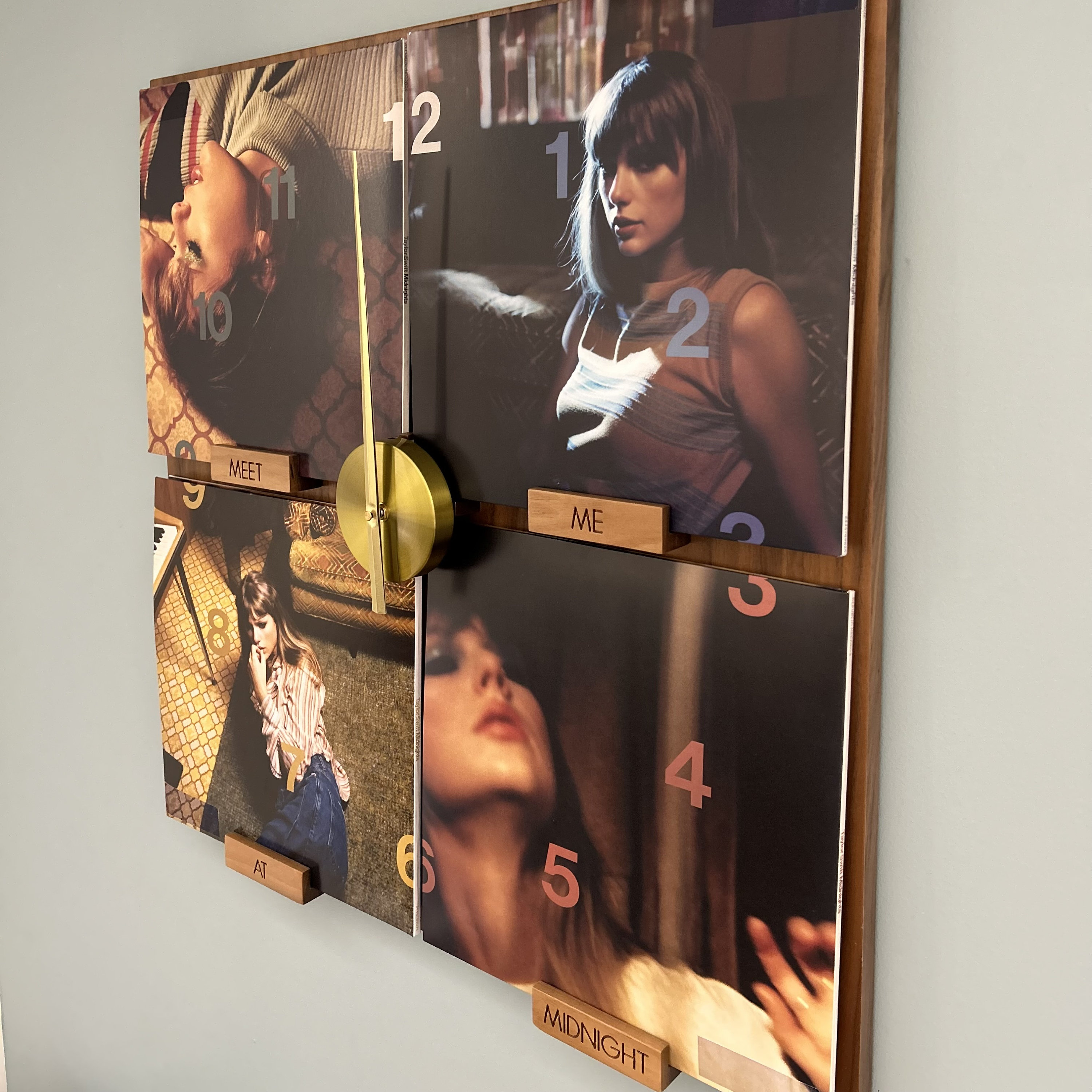 Midnights Vinyl Clock With Easy-installation - Etsy