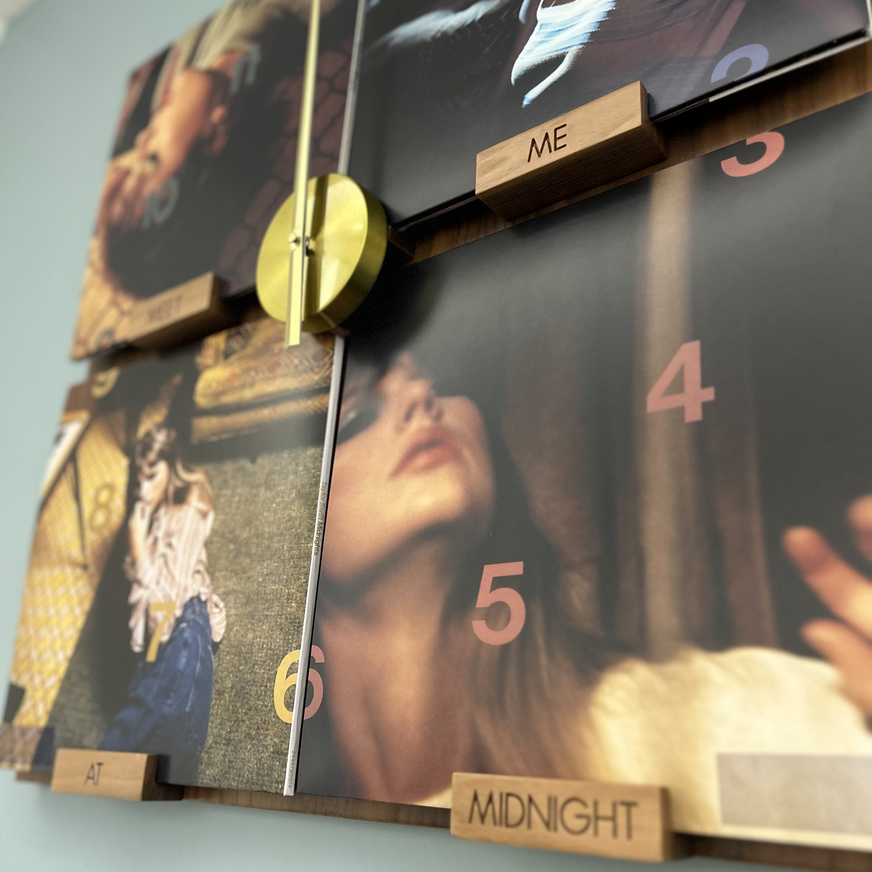 Midnights Vinyl Clock With Easy-installation - Etsy