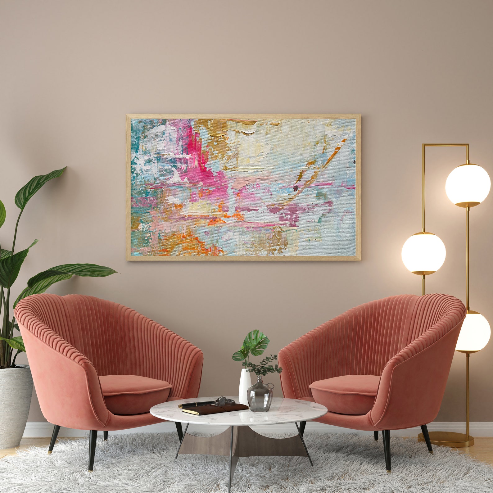 Vibrant Painting Abstract Painting Original Painting Canvas - Etsy