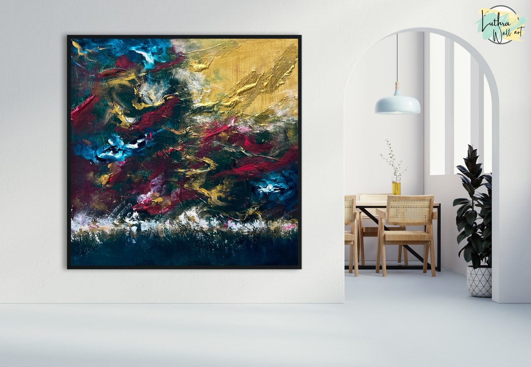 Textured Abstract Art, Large Original Oil Painting, Abstract Painting ...