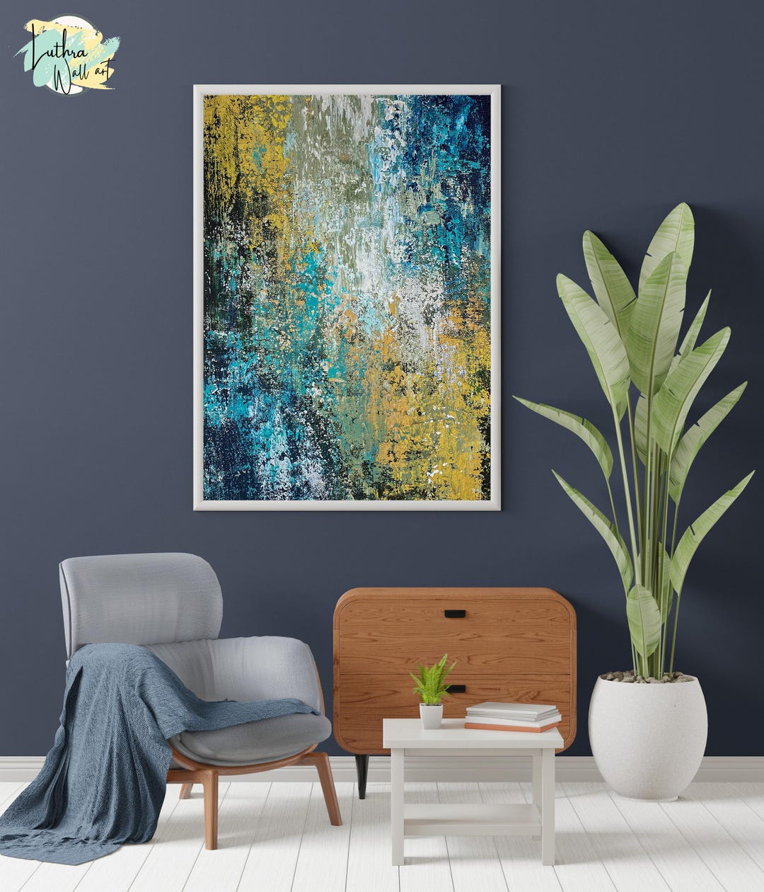 Colorful Aesthetic Painting | Abstract Wall Art | Vibrant Painting ...
