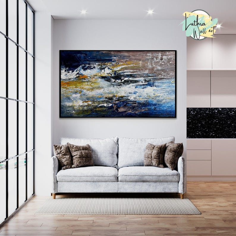 Original Abstract Oil Painting | Modern Bold Canvas Art - Etsy UK