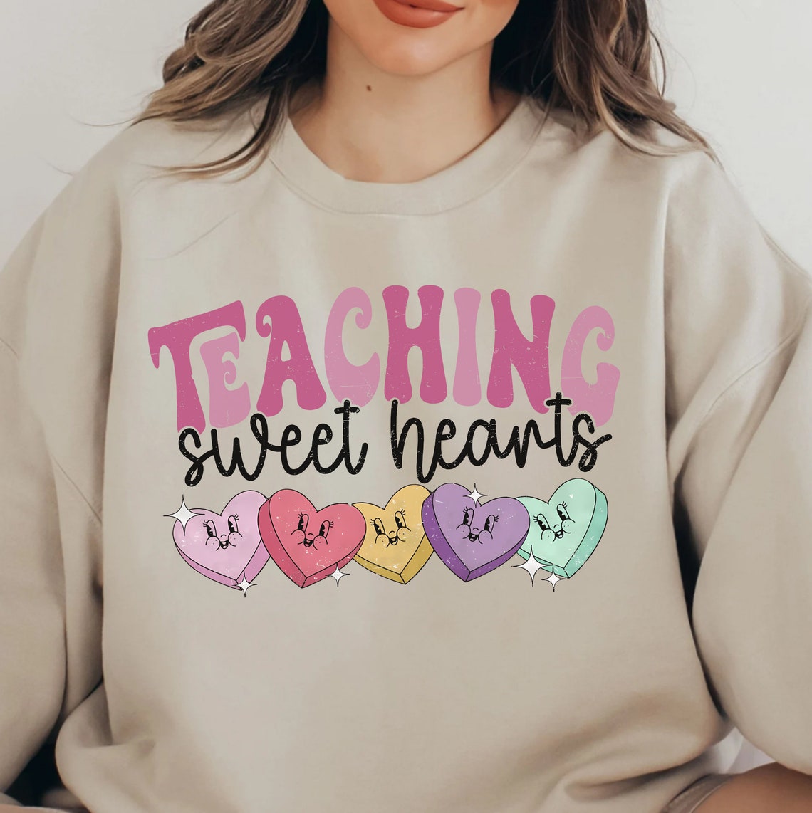 Teaching Sweethearts Png, Teacher Valentines Png, Valentines Png, Retro ...