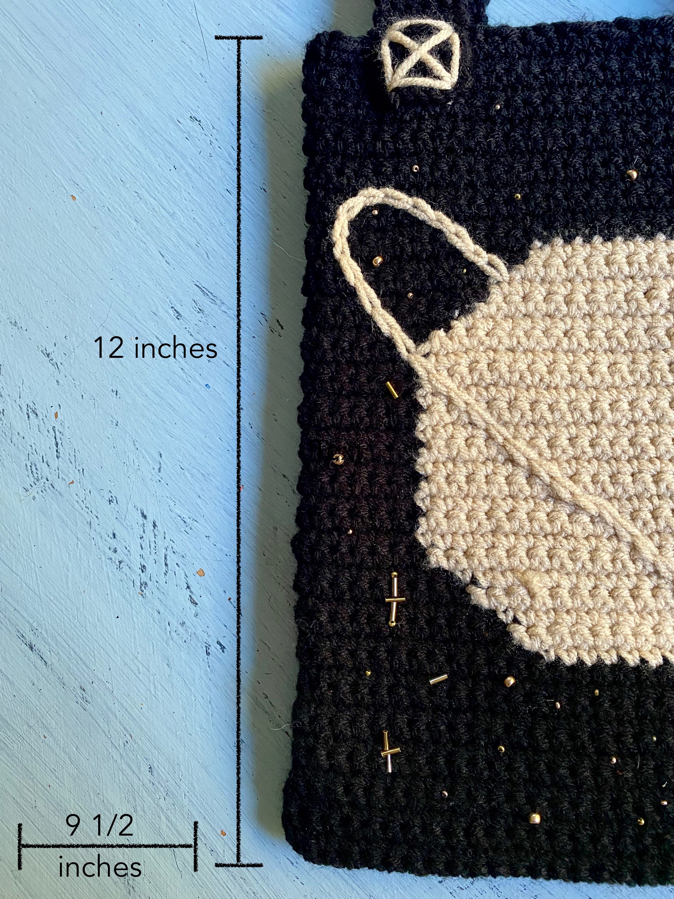 Saturn Crochet Tote Bag (small) - Etsy