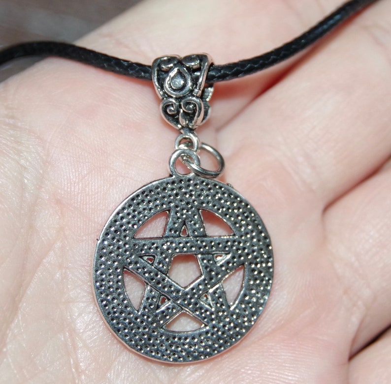 Pentagram Pentacle Protection from Demons necklace Wiccan | Etsy