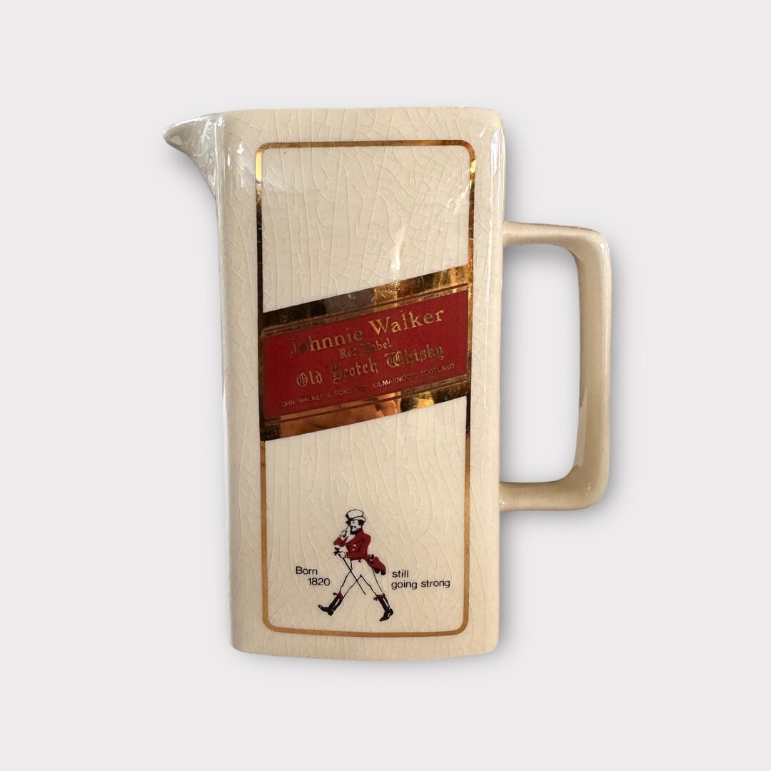 Seton Pottery Johnnie Walker Old Scotch Whisky Pitcher - Etsy