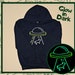 Custom Alien Hoodie for Kid | Teen, Alien Dab Hoodie, Glow in Dark ...