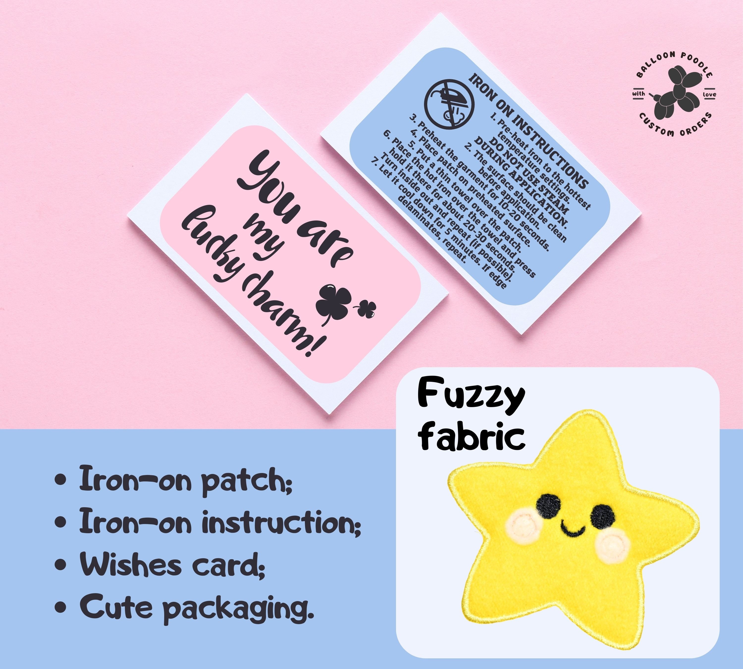 Iron-on Star Patches, Cool Best Friend Gifts, Small Presents, Thank You ...