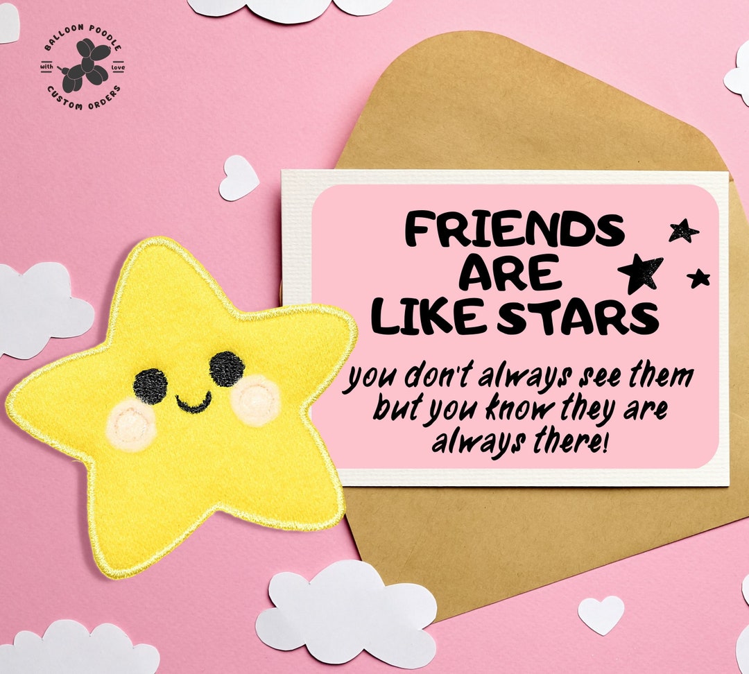 Iron-on Star Patches, Cool Best Friend Gifts, Small Presents, Thank You ...