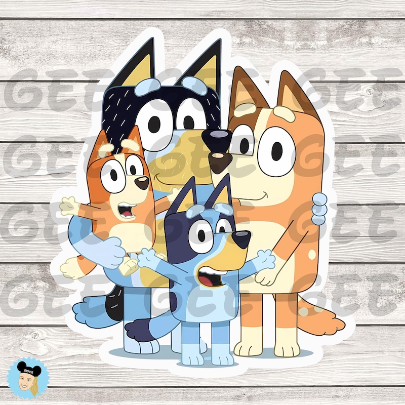 Blueys in Car Svg - Etsy