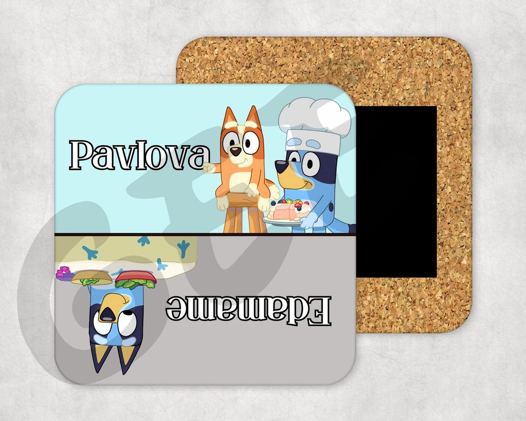 Bluey Bingo Pavlova Edamame Refrigerator Magnet (ONE) - Etsy