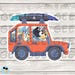 Bluey Bobo Family Road Trip Car Decal Sticker Bandit Chilli Bluey Bingo ...