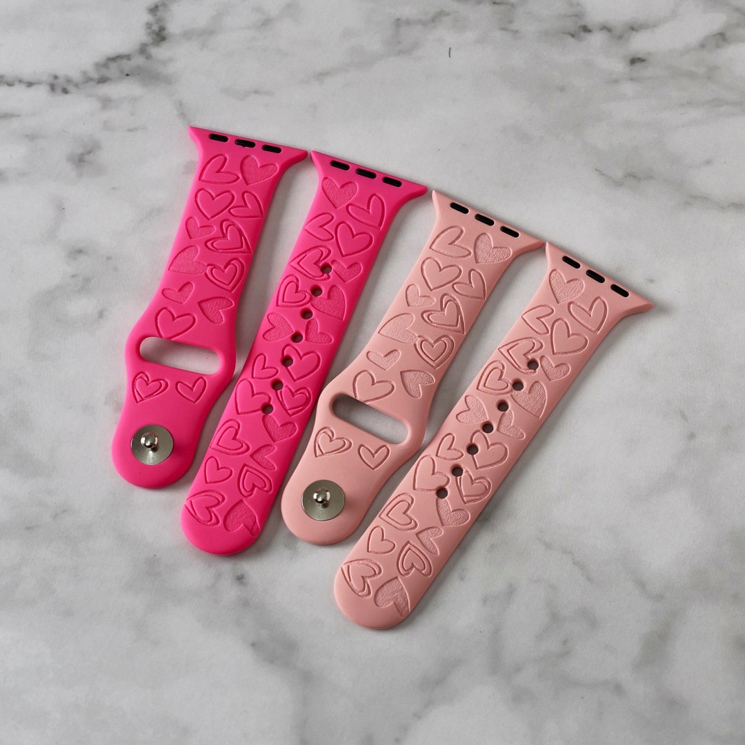 Love Watch Band Compatible With Heart Pattern Apple Watch Iwatch Band ...