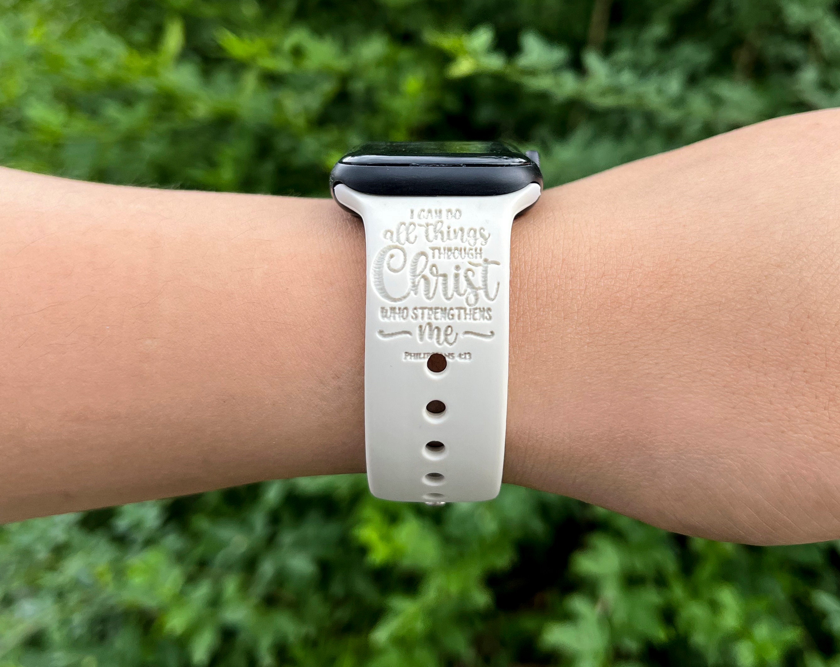 I Can Do All Things Through Christ Watch Band Compatible With Apple ...
