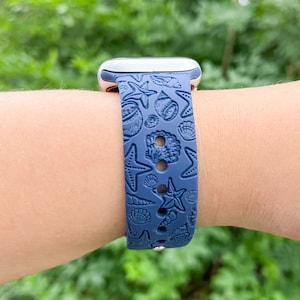 Seashells Beach Summer Watch Band Compatible With Apple Watch Iwatch ...