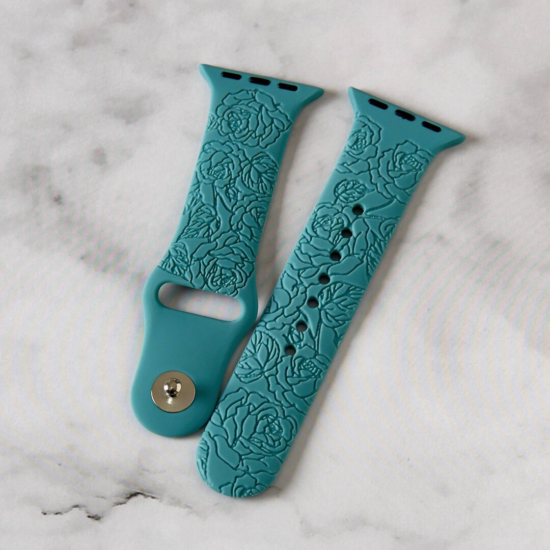Rose Henna Design Watch Band Compatible Smart Watch Iwatch Band ...