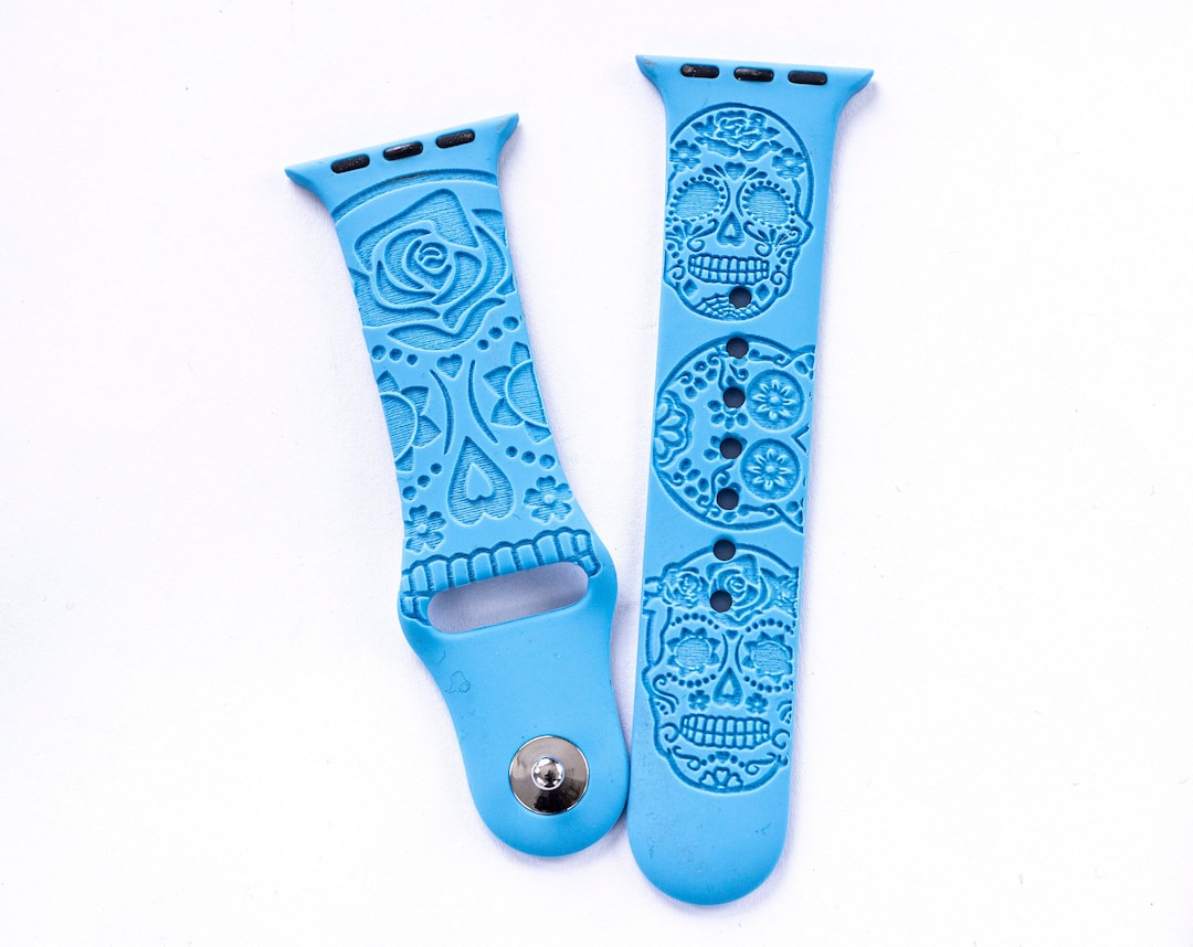 Sugar Skull Watch Band Compatible With Smart Watch Iwatch Band Silicone ...