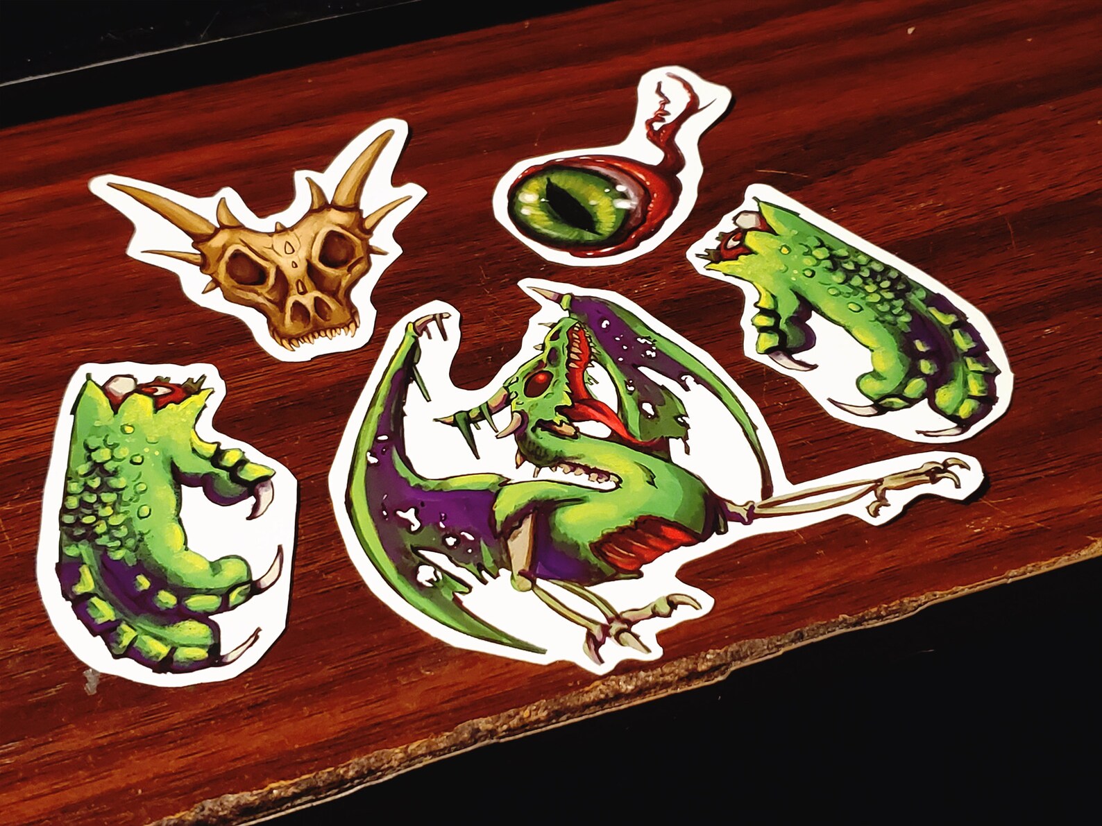 Draco Mortis Sticker Set | Etsy