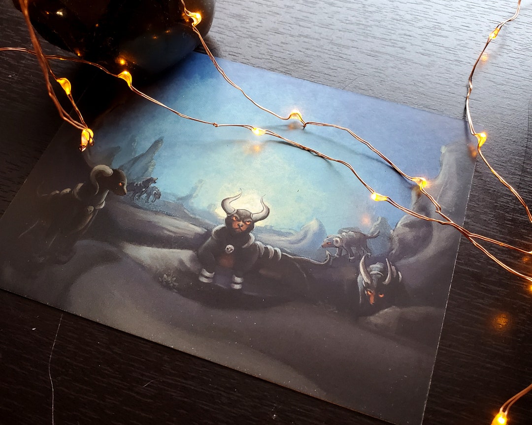 Houndoom Pack Mini Print - Etsy