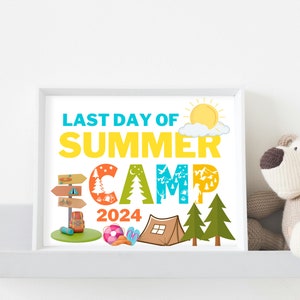 First Day of Summer Camp Sign Printable Instant Download - Etsy