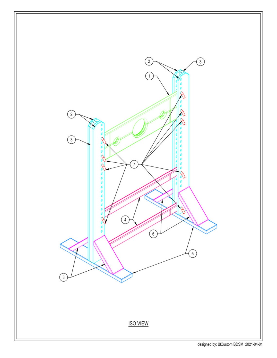 Blueprint for Adjustable/collapsible Pillory and Stocks - Etsy