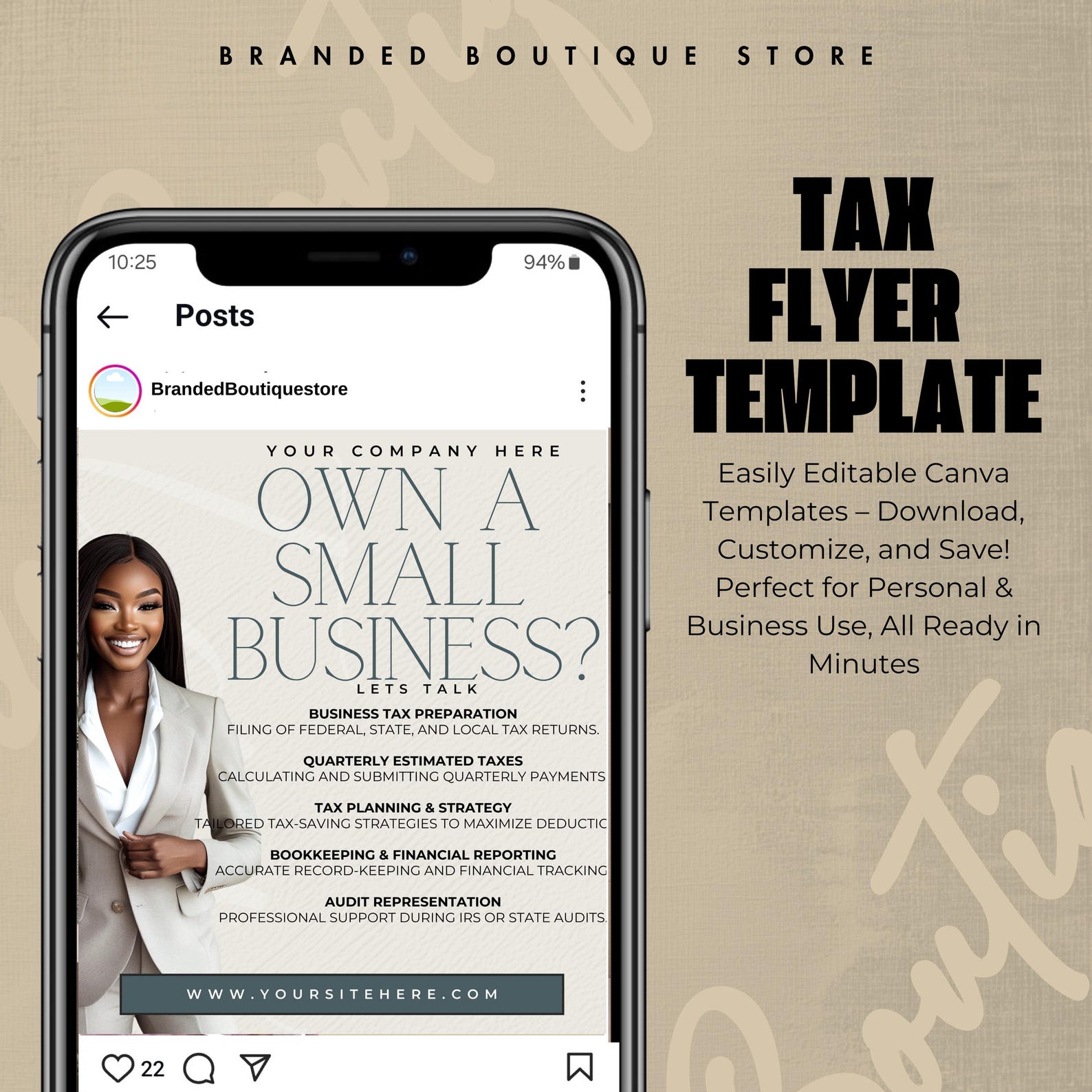 Tax Flyers, Tax Time Flyers, Tax Informational Post, Tax Bundle Flyers ...