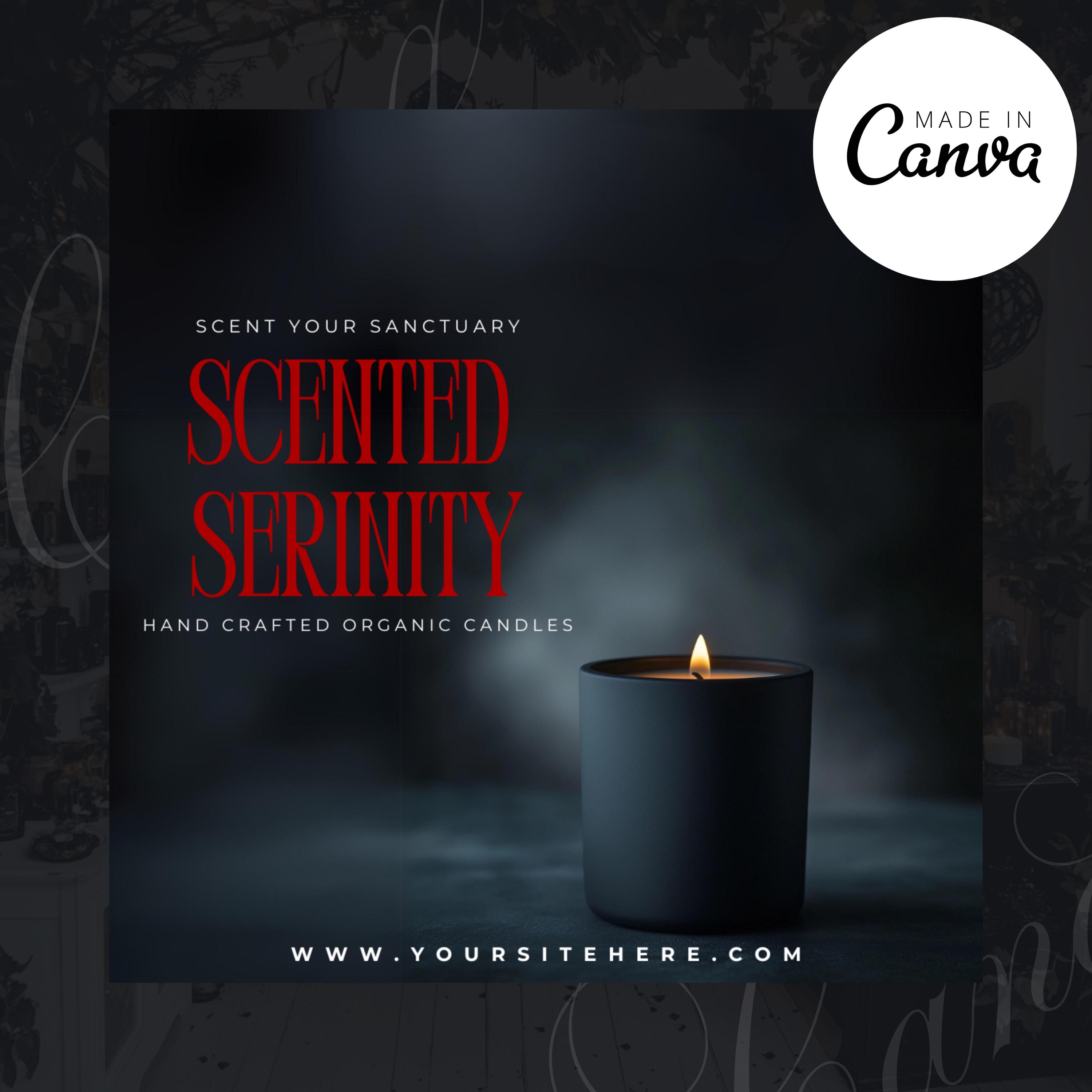 Candle Flyer, Candle Shop Flyer, New Release Flyer, DIY Flyer, Canva ...