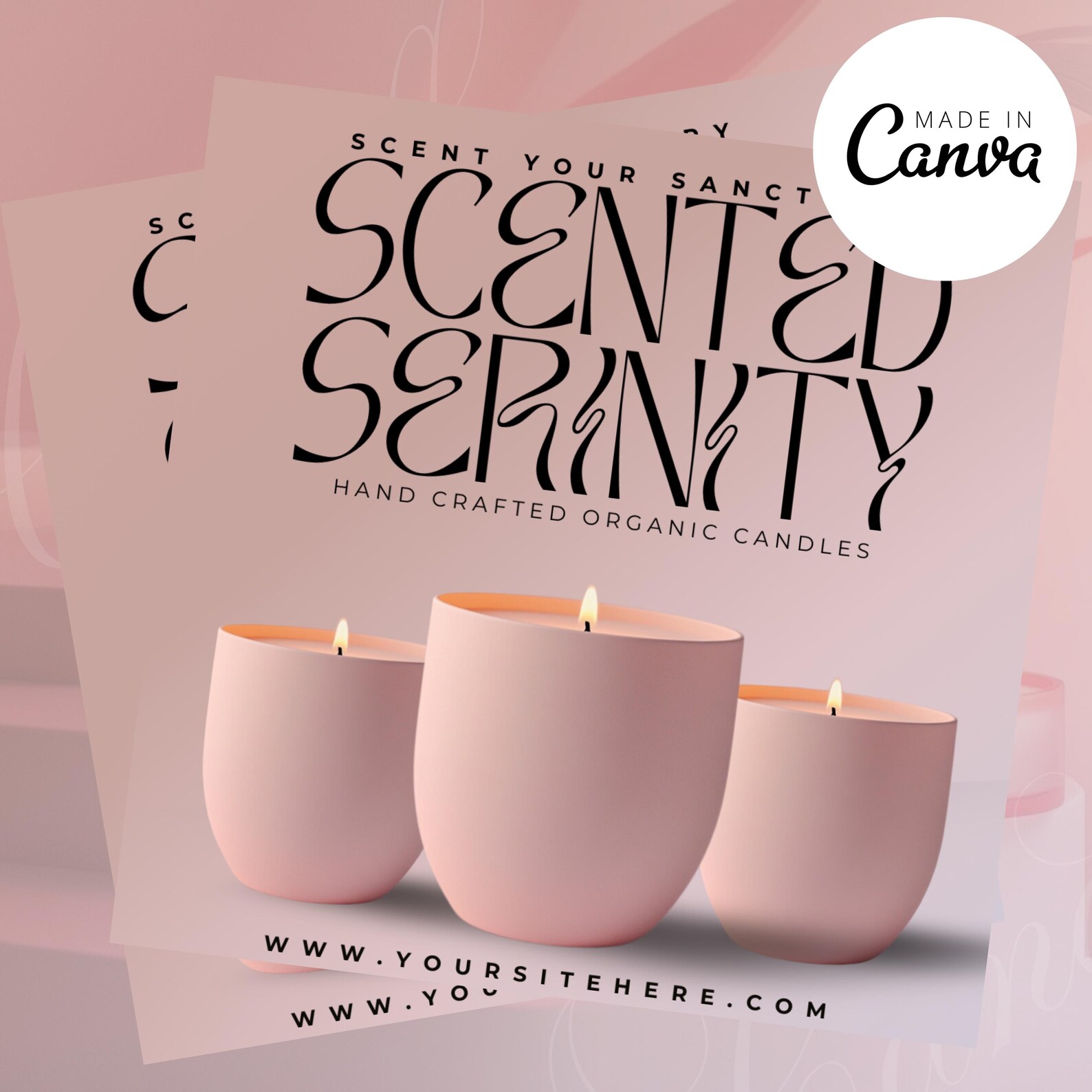 Candle Flyer, Candle Shop Flyer, New Release Flyer, DIY Flyer, Canva ...