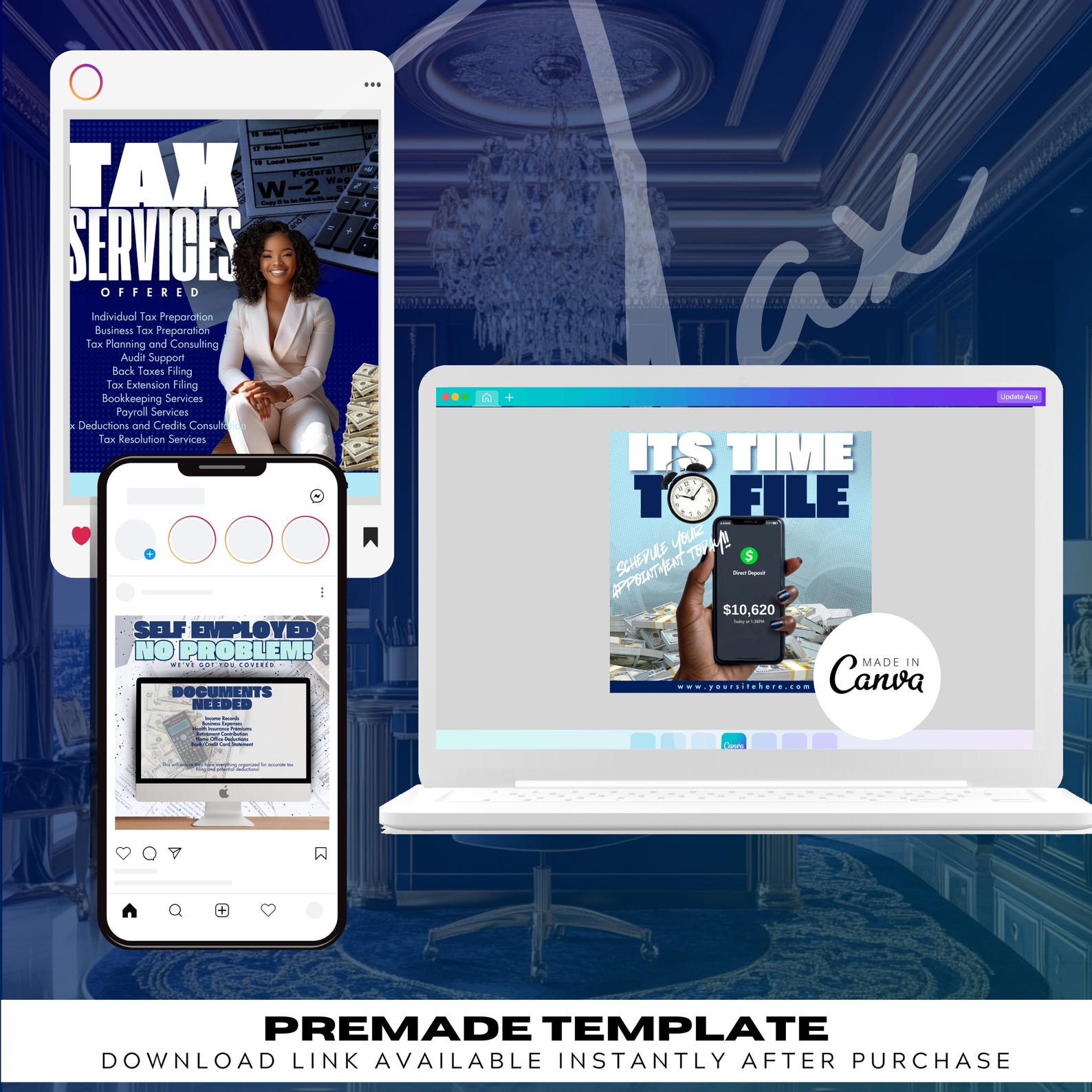 Tax Flyers, Tax Time Flyers, Tax Informational Post, Tax Bundle Flyers ...