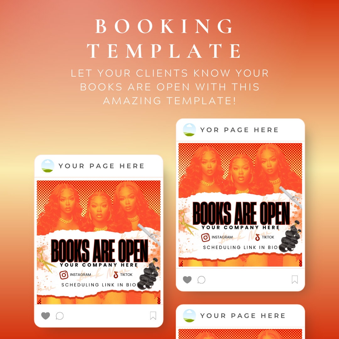 Book Now Flyer, Digital Flyer, DIY Flyers, Book Now Template, Canva ...