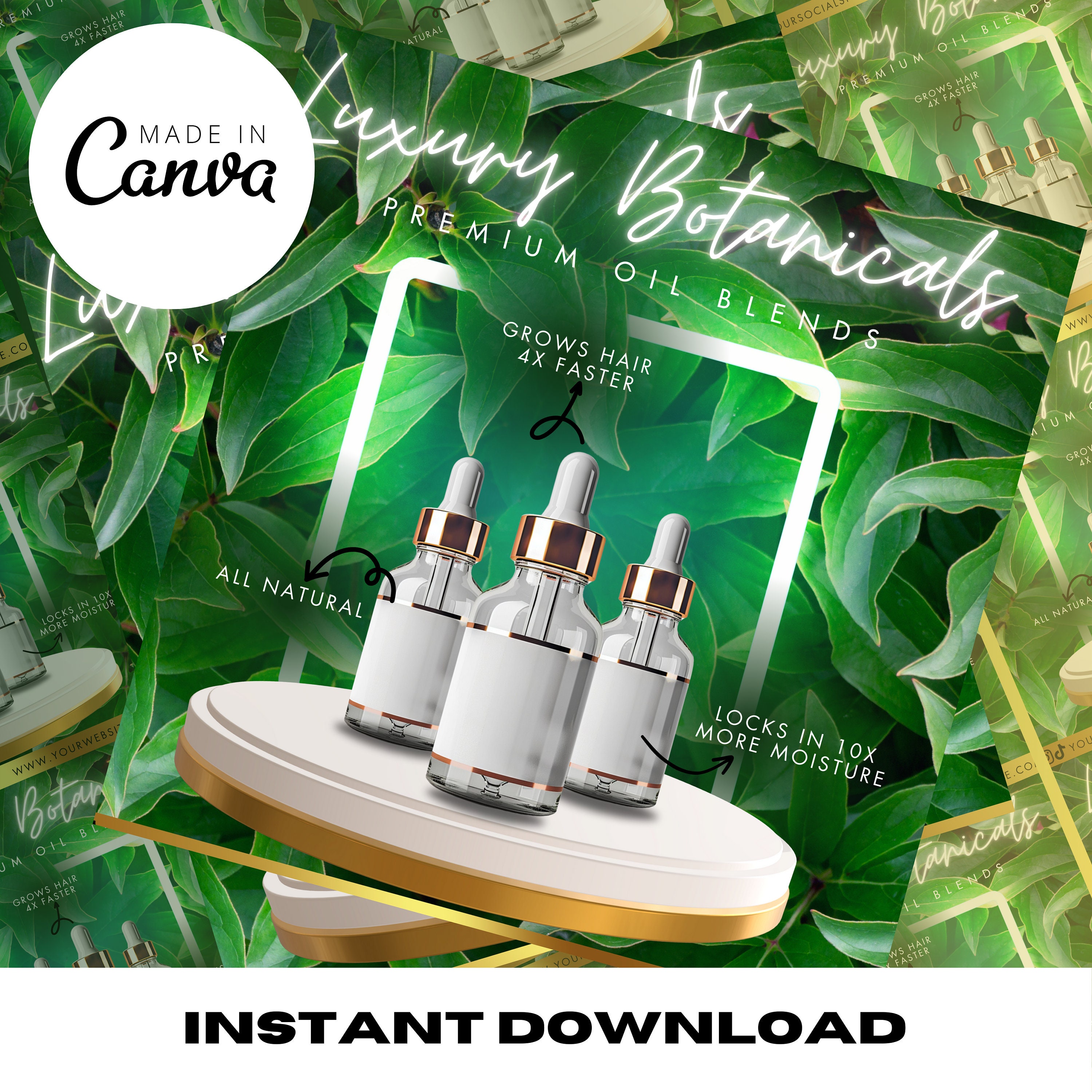 Oil Marketing Flyer, Social Media Post, Essential Oil,marketing Post ...