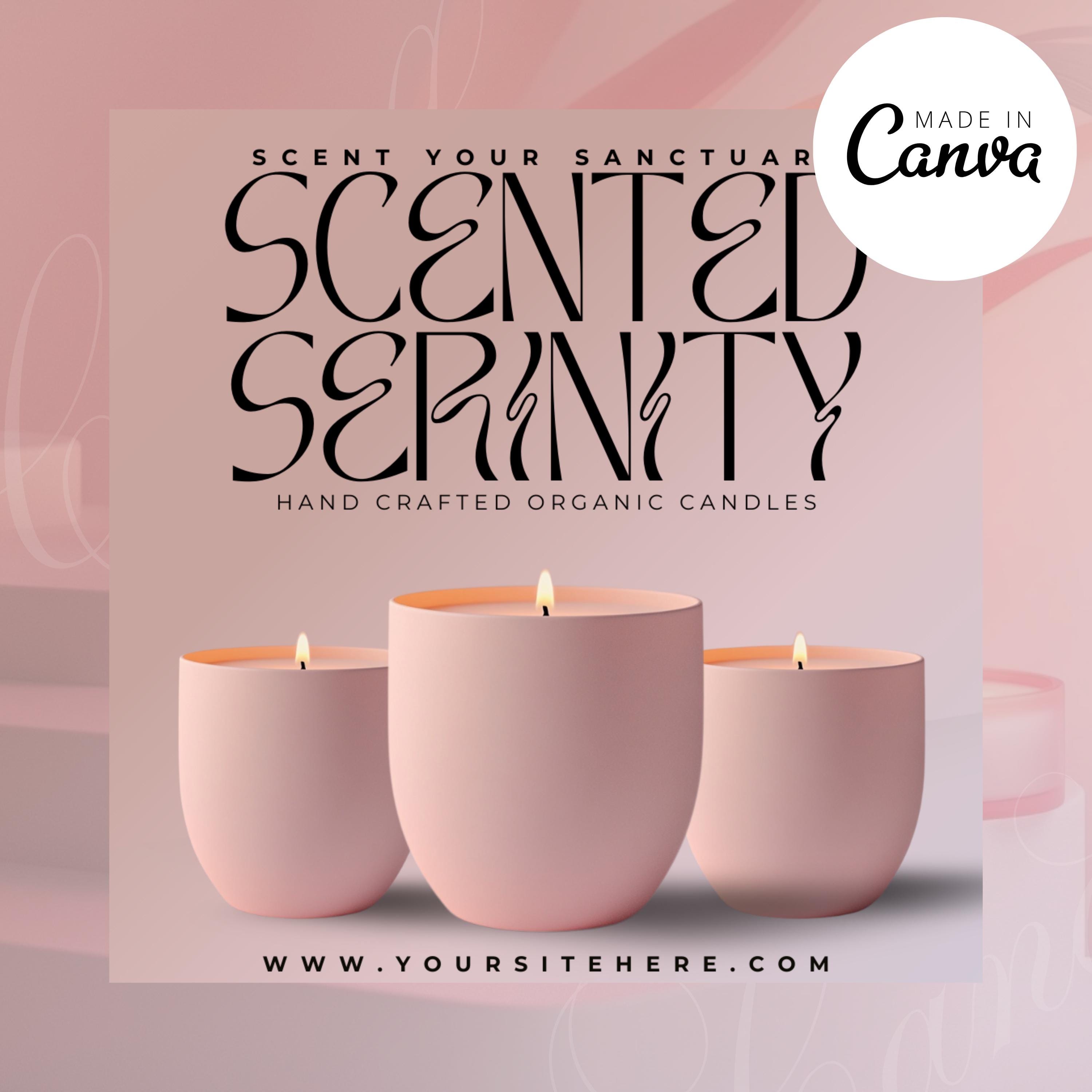 Candle Flyer, Candle Shop Flyer, New Release Flyer, DIY Flyer, Canva ...