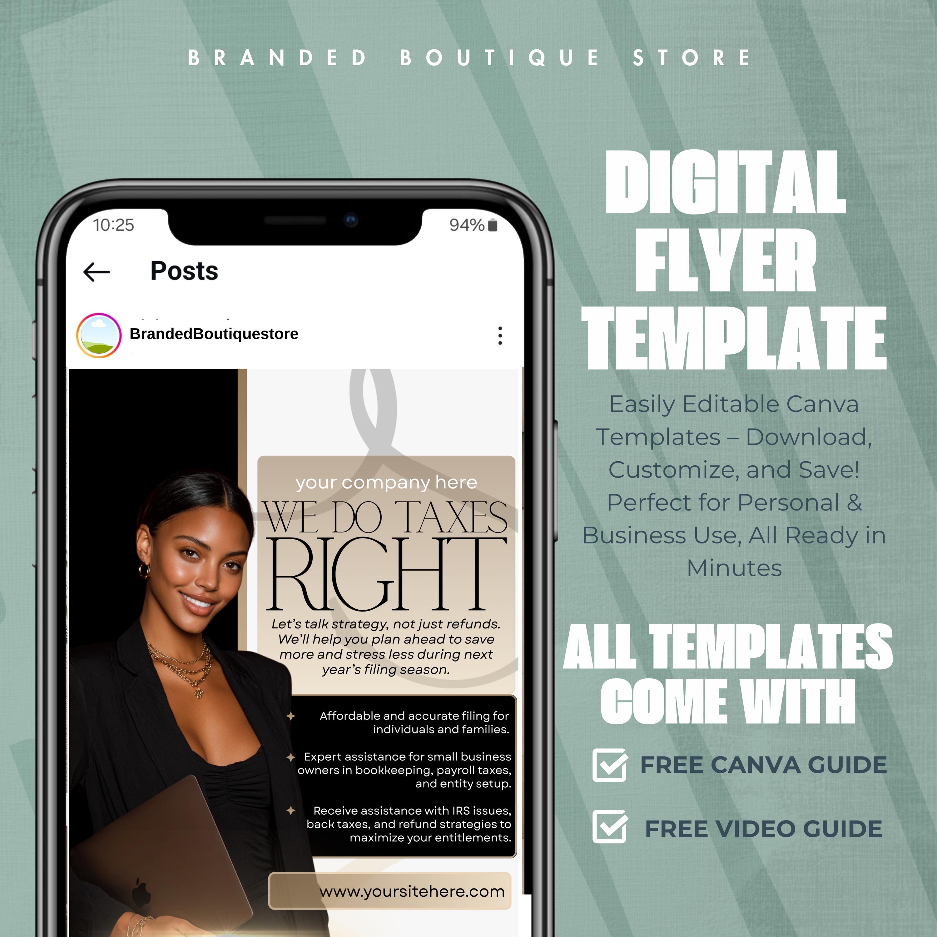 Tax Flyers, Tax Time Flyers, Tax Informational Post, Tax Bundle Flyers ...
