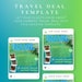 Travel Deal Flyer, Travel Agent Template, Marketing Template, Beach ...