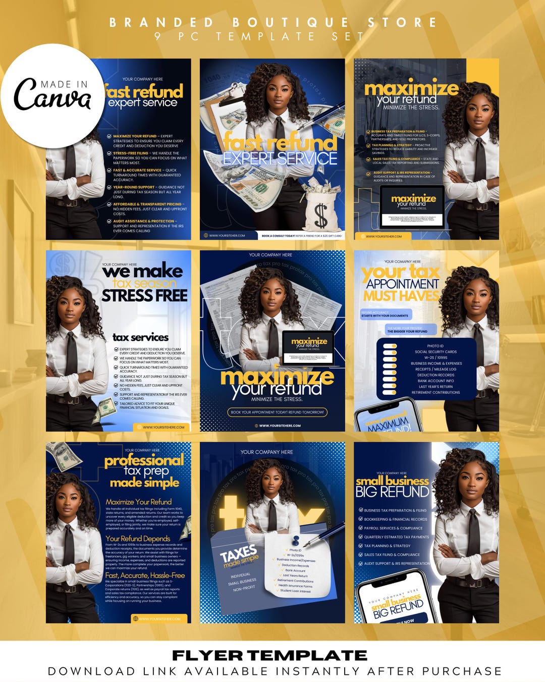 Tax Training Course Flyers, Tax Training Course Marketing Materials ...