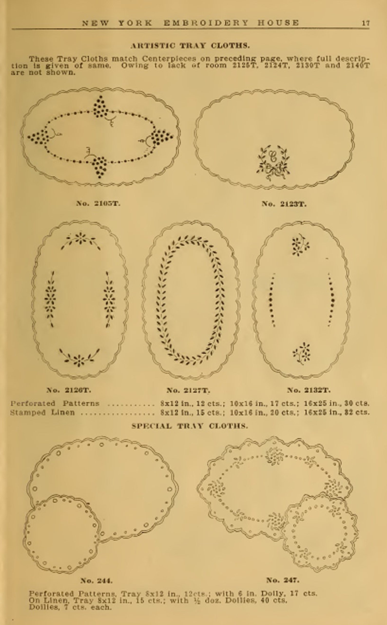 265 Embroidery Patterns Designs - Embroidery Hints Instructions Are ...