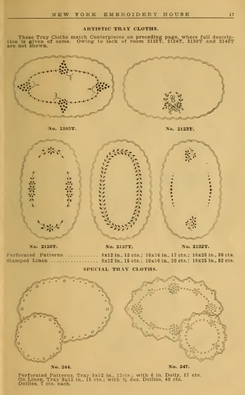 265 Embroidery Patterns Designs - Embroidery Hints Instructions Are ...