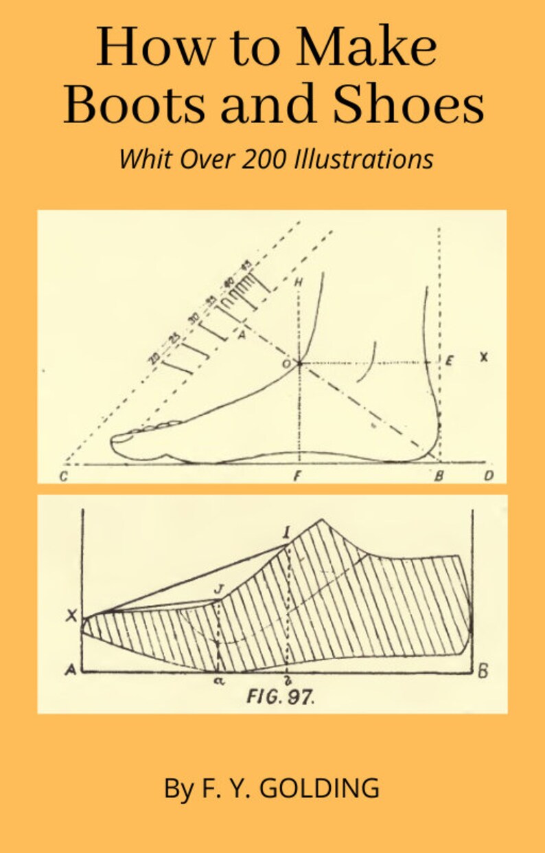 How to Make Boots and Shoes Illustrated Guide Shoemaking - Etsy