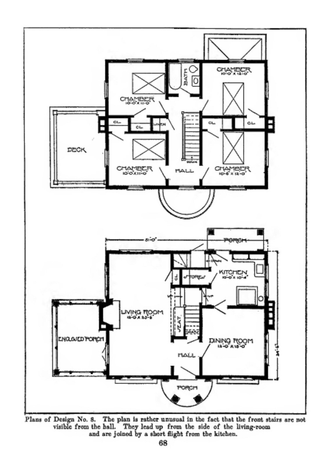 A Book of HOUSE PLANS - Floor Plans for Original Designs of Various ...