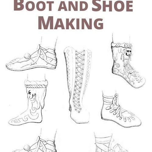 64 Rare SHOE & BOOT PATTERNS Illustrated Book How to Do Boot - Etsy
