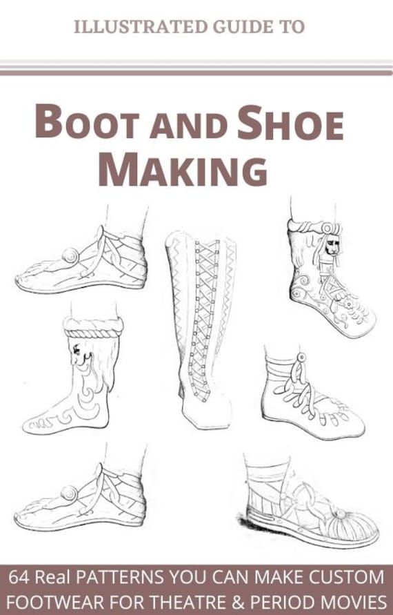 64 Rare SHOE & BOOT PATTERNS Illustrated Book How to Do Boot - Etsy
