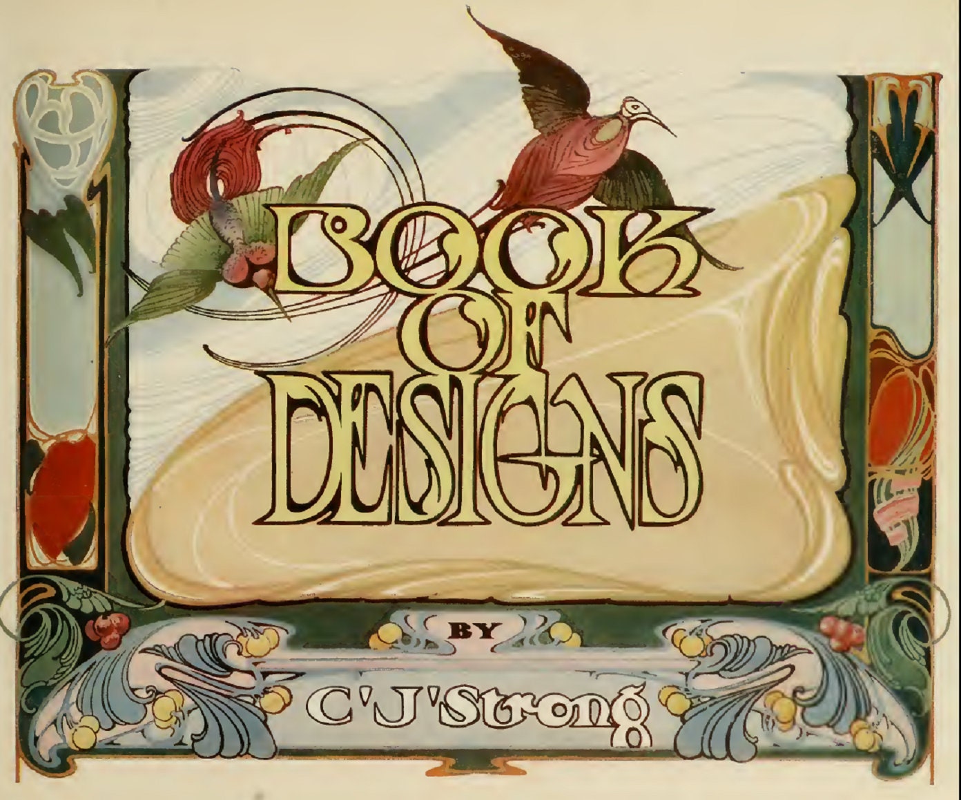 Strong's Book of Designs; a Masterpiece of Modern Ornamental Art - Clip ...